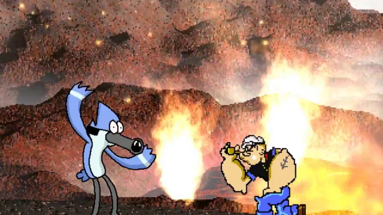 Team Mordecai Vs. Team Popeye,When get a custom dead crying voice - YouTube