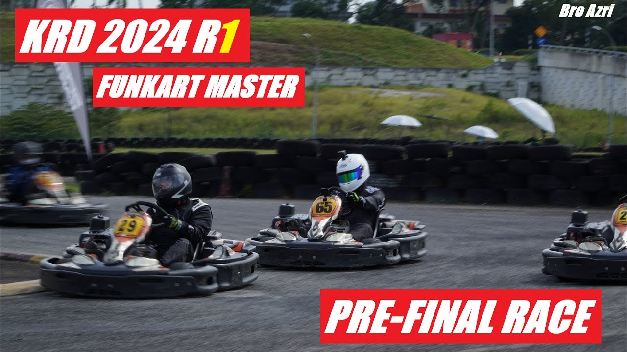 KRD 2024 R1 Funkart Master | Pre-Final Race (Group 2) | City Karting Shah Alam - YouTube