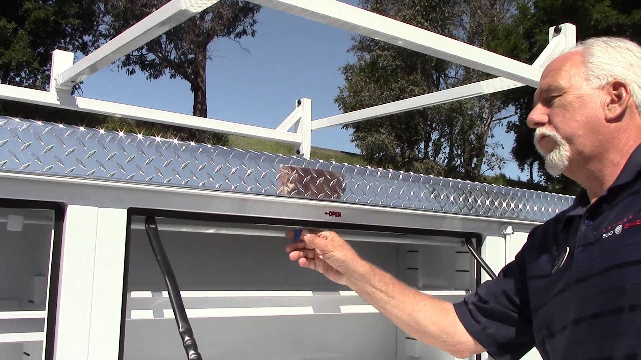 8' Royal Service Body on GMC Double-Cab 2500HD - YouTube