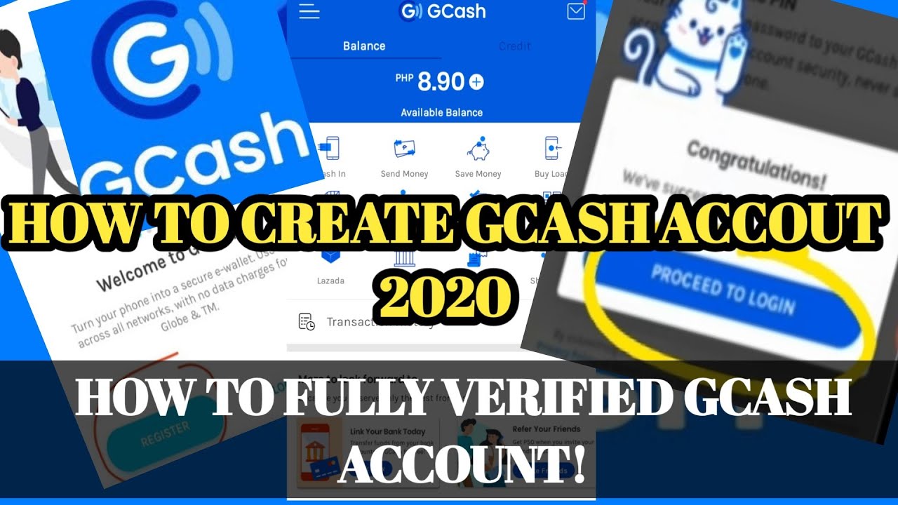 How to create Gcash account 2020|how to make it fully verified - YouTube