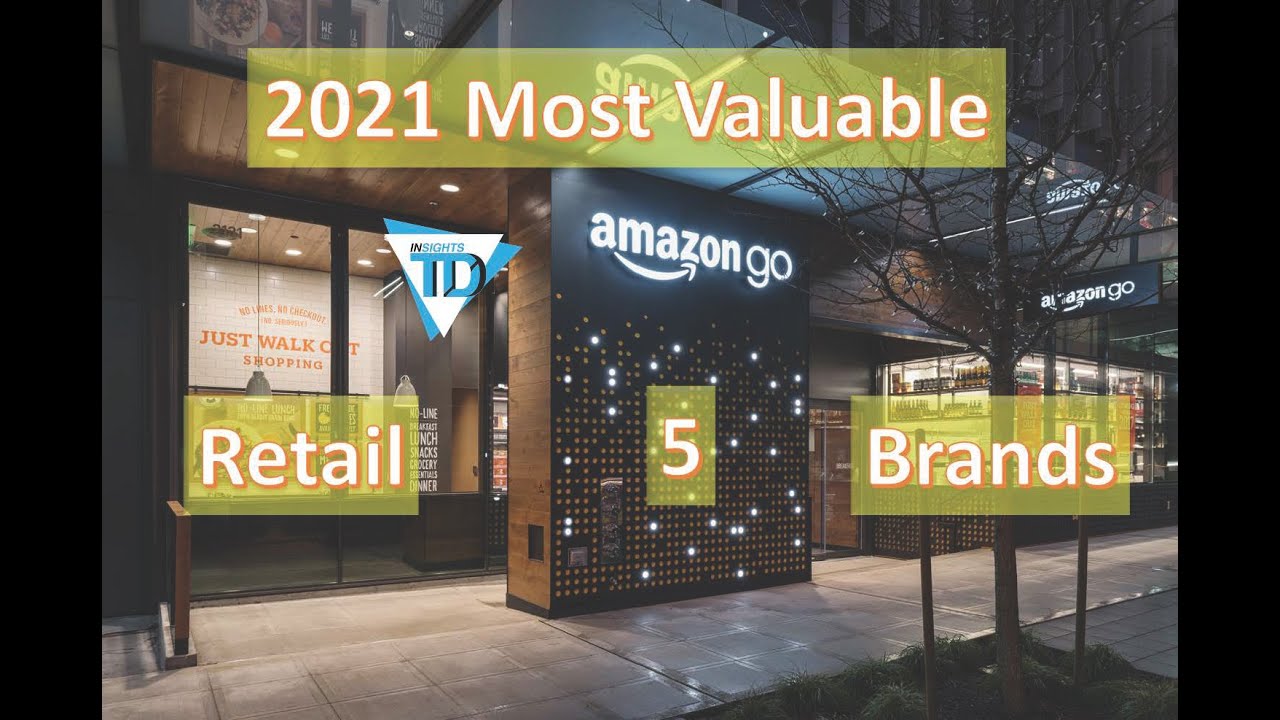 The Top Five 2021 Most Valuable Global Retail Brands - YouTube