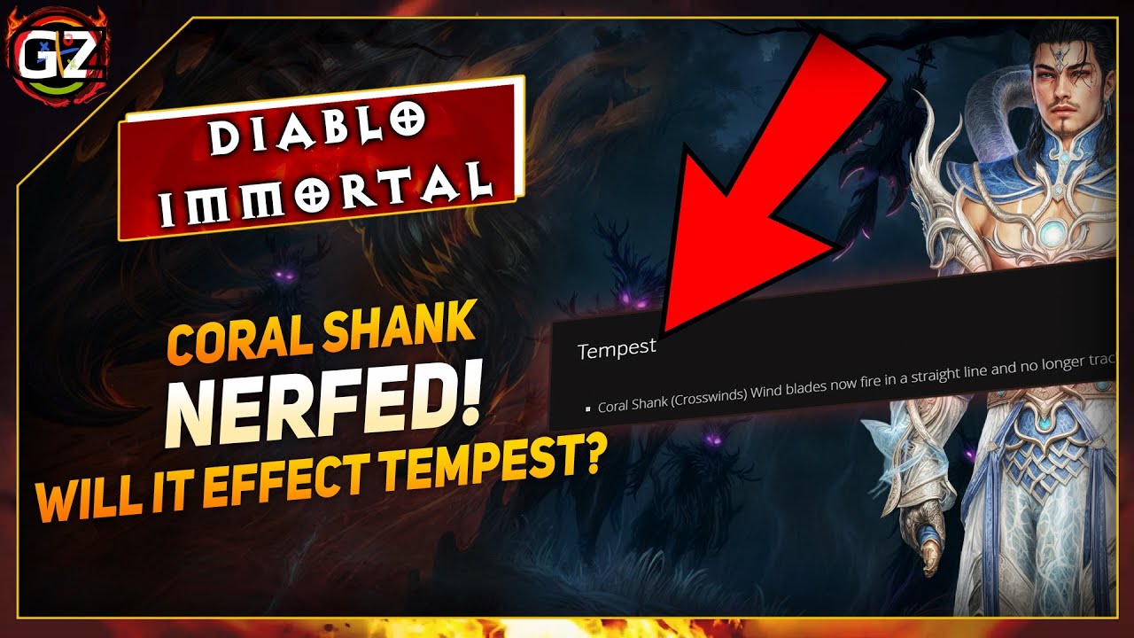 Coral Shank NERF - Will It Effect TEMPEST? | Diablo Immortal - YouTube