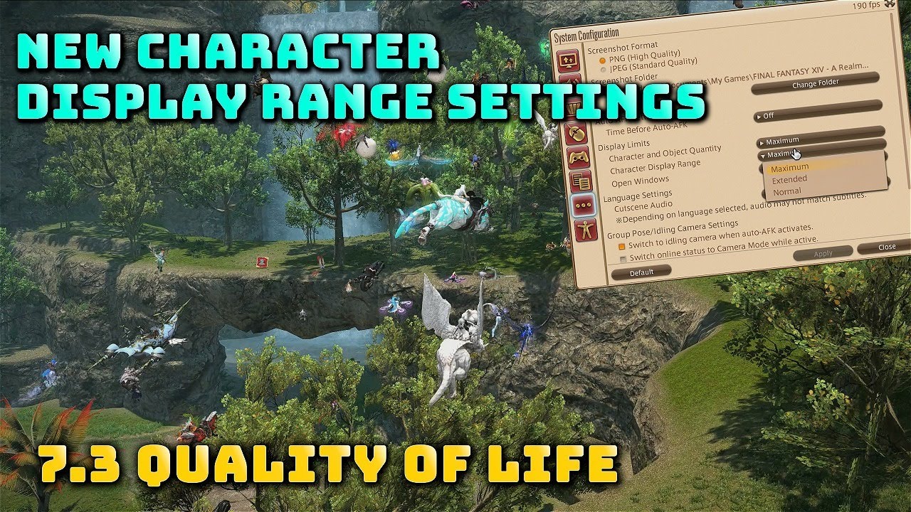 FFXIV: Character Display Range Is Amazing - Best New Feature in 7.3 ...