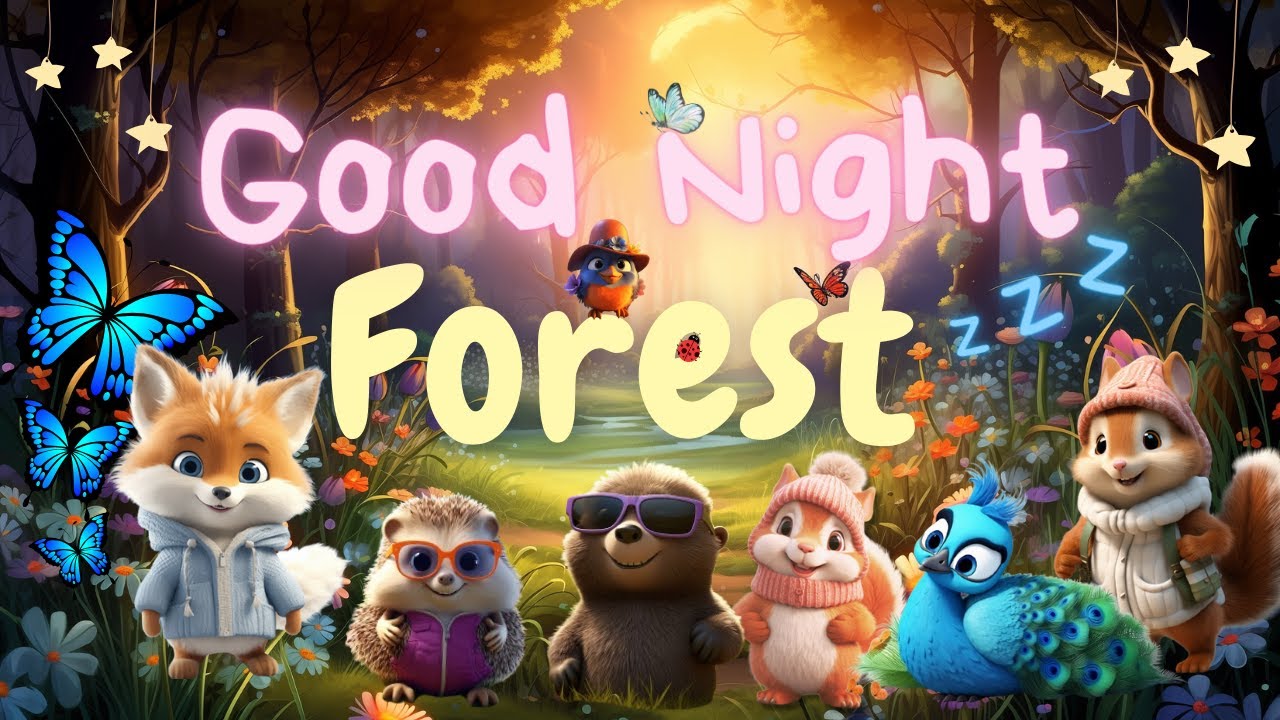Goodnight Forest| Cute Bedtime stories | Kids &Toddler Bedtime - YouTube