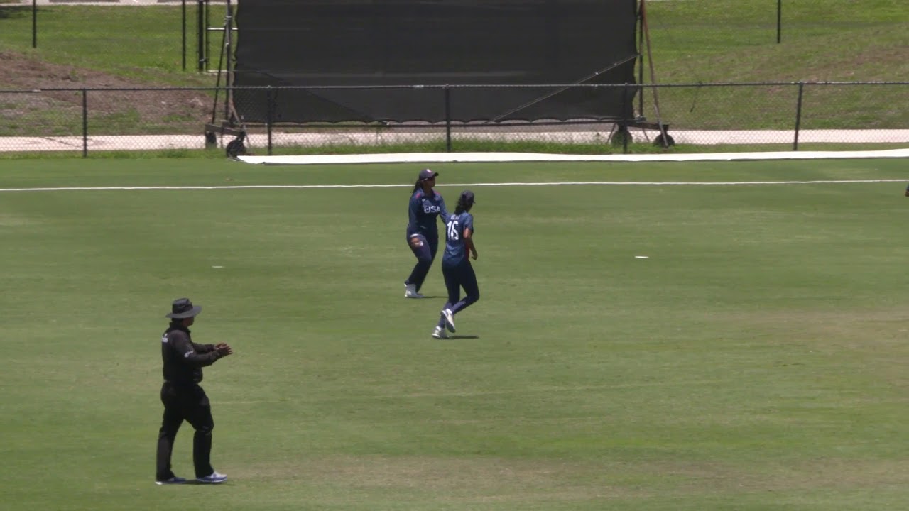 Lisa Ramjit For USA Cricket Women and Girls Talent ID 2020 - YouTube