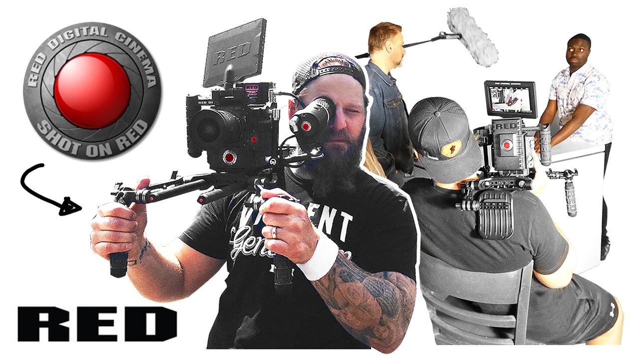 FIRST TIME USING RED CAMERA! (Behind the Scenes of Short Film) - YouTube