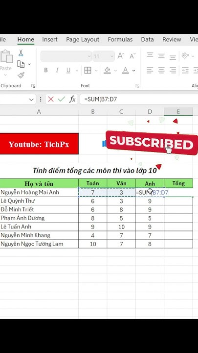 Excel Hacks #4| Use Sum Formula In Excel #exceltips #exceltricks # ...