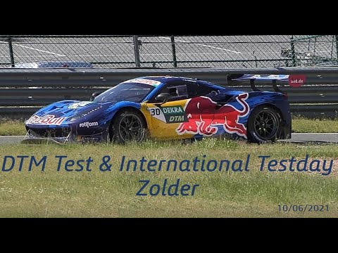 DTM Test & International Testday 10/06/2021 #CircuitZolder - YouTube