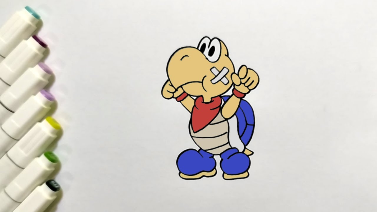 How to Draw KOOPER | SUPER MARIO - YouTube