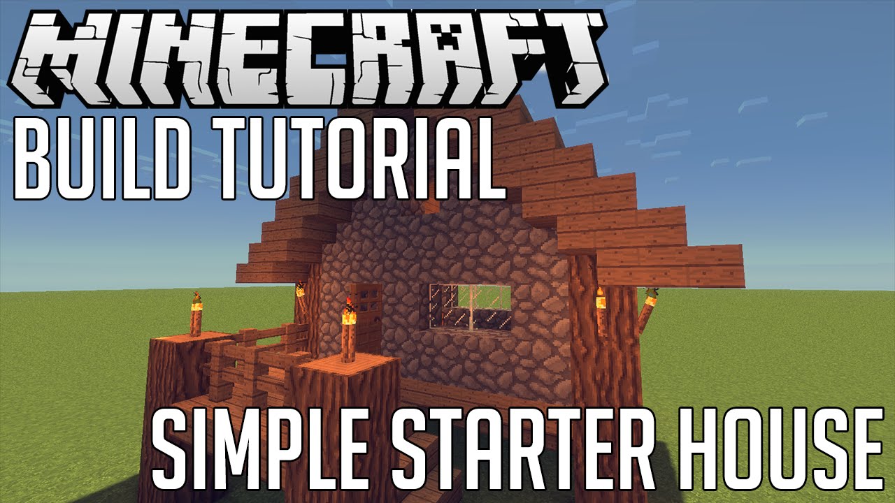 Minecraft: How to Make Simple Starter House - YouTube
