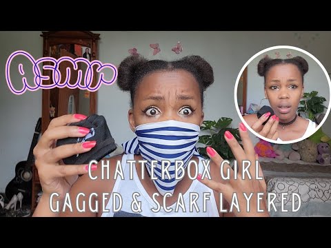 POV: Chatterbox Girl Sock Gagged & Scarf Layered to be Quiet 🤐🧣 ASMR | Muffled Whispers ✨️