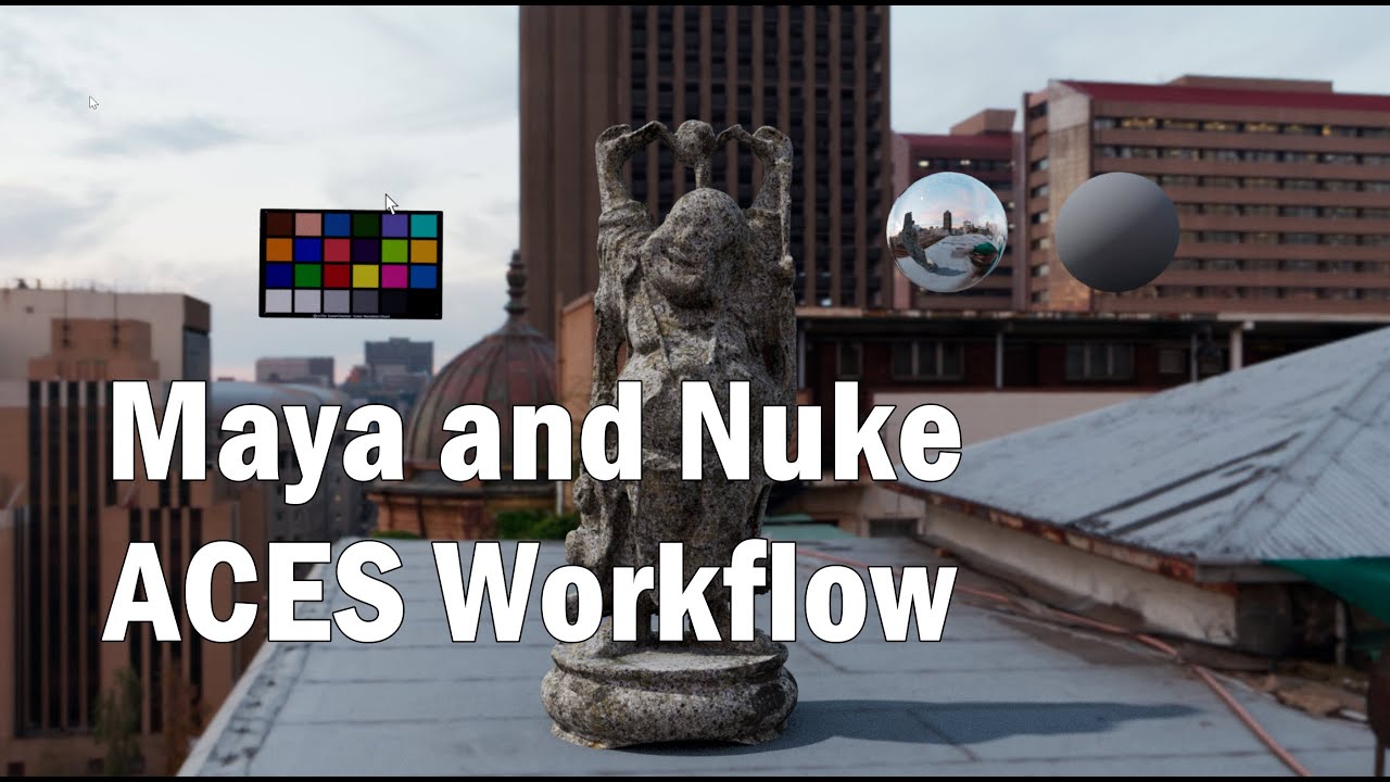 ACES - Maya 2022 and Nuke ACES Workflow - YouTube