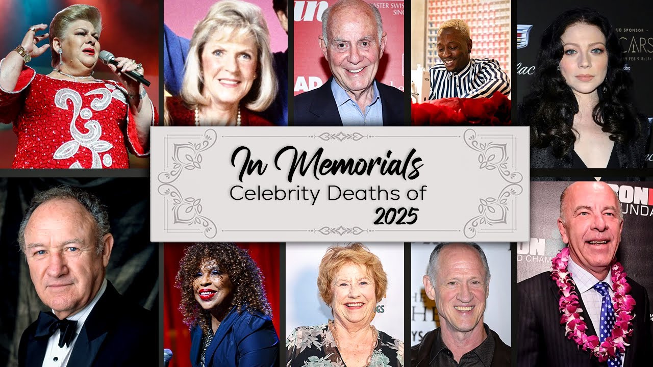In Memorials 2025 | Celebrity Deaths of 2025 | gone but never forgotten ...