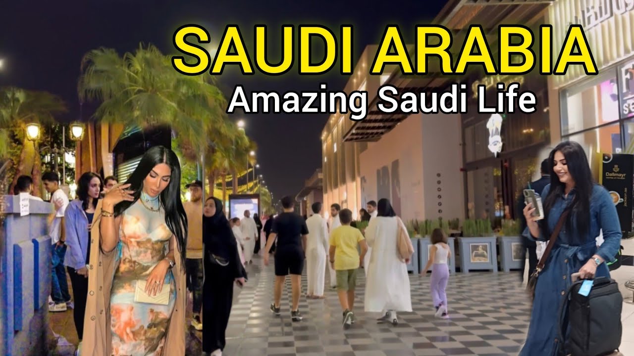 STREET STYLE of SAUDI Girls and Boys 🇸🇦 Luxury City in Saudi Arabia ...