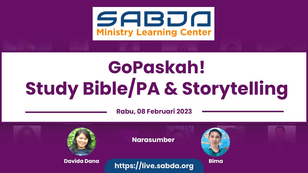GoPaskah! Studi Alkitab/PA dan Storytelling! - YouTube