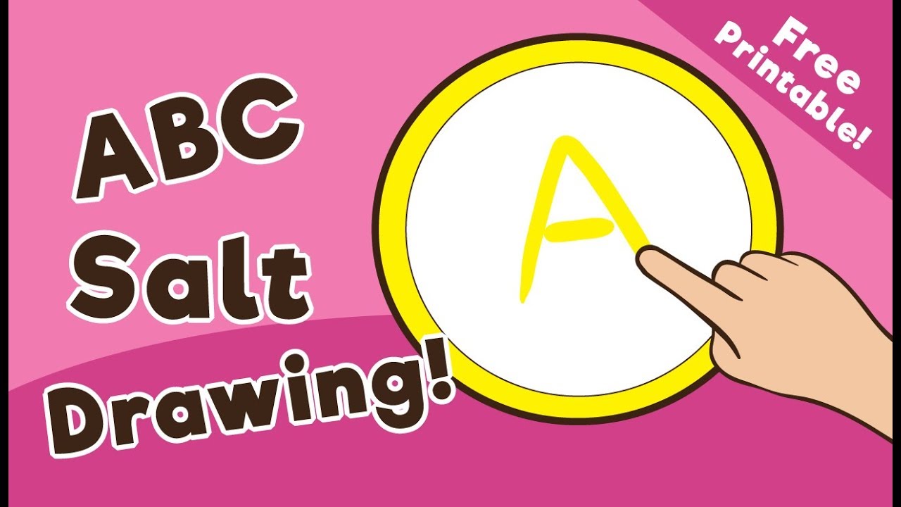 ABC Salt Drawing - YouTube
