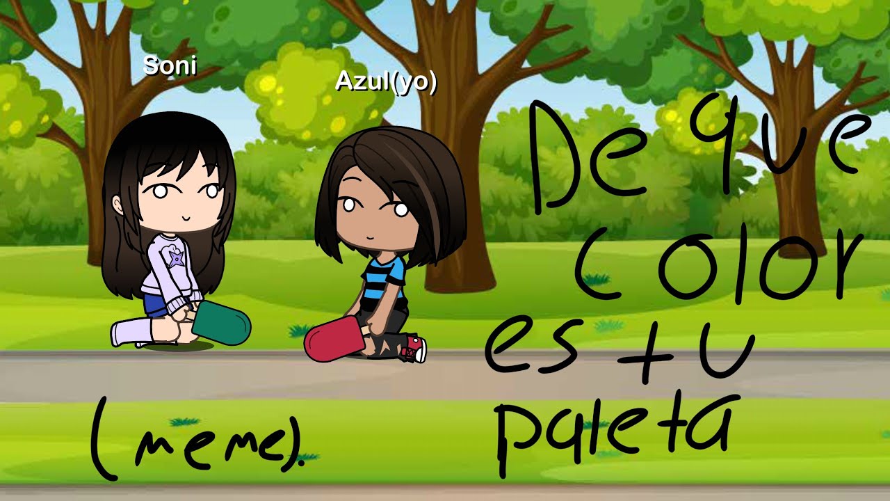 De qué color es tu paleta? (meme). - YouTube