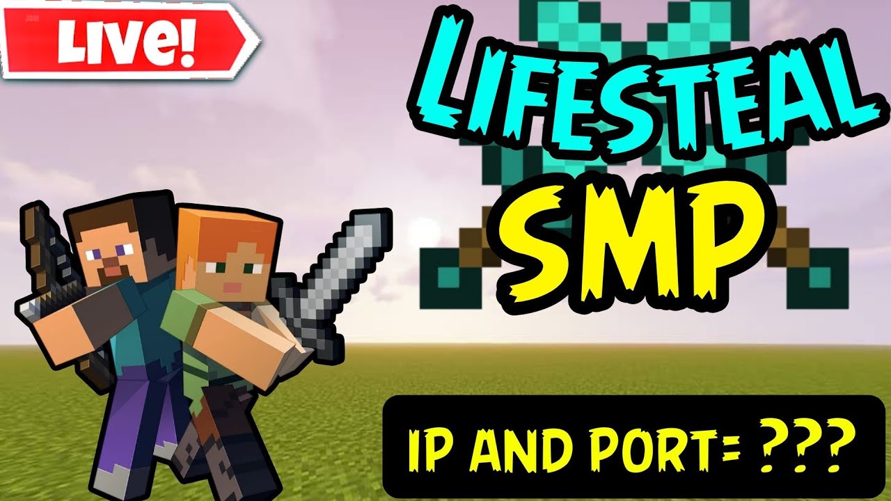Minecraft lifesteal smp free to join | ip and port in the description ...