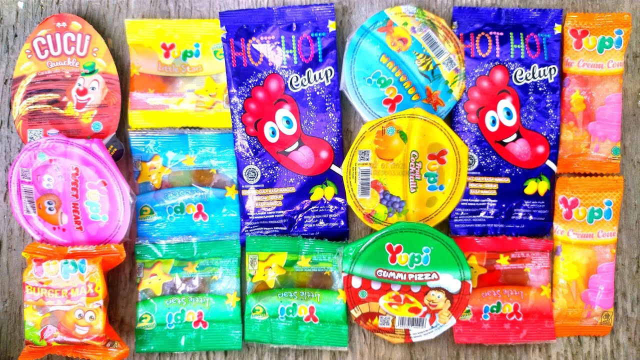 hunting es krim permen yupi sapi moo burger sweet heart permen coklat ...