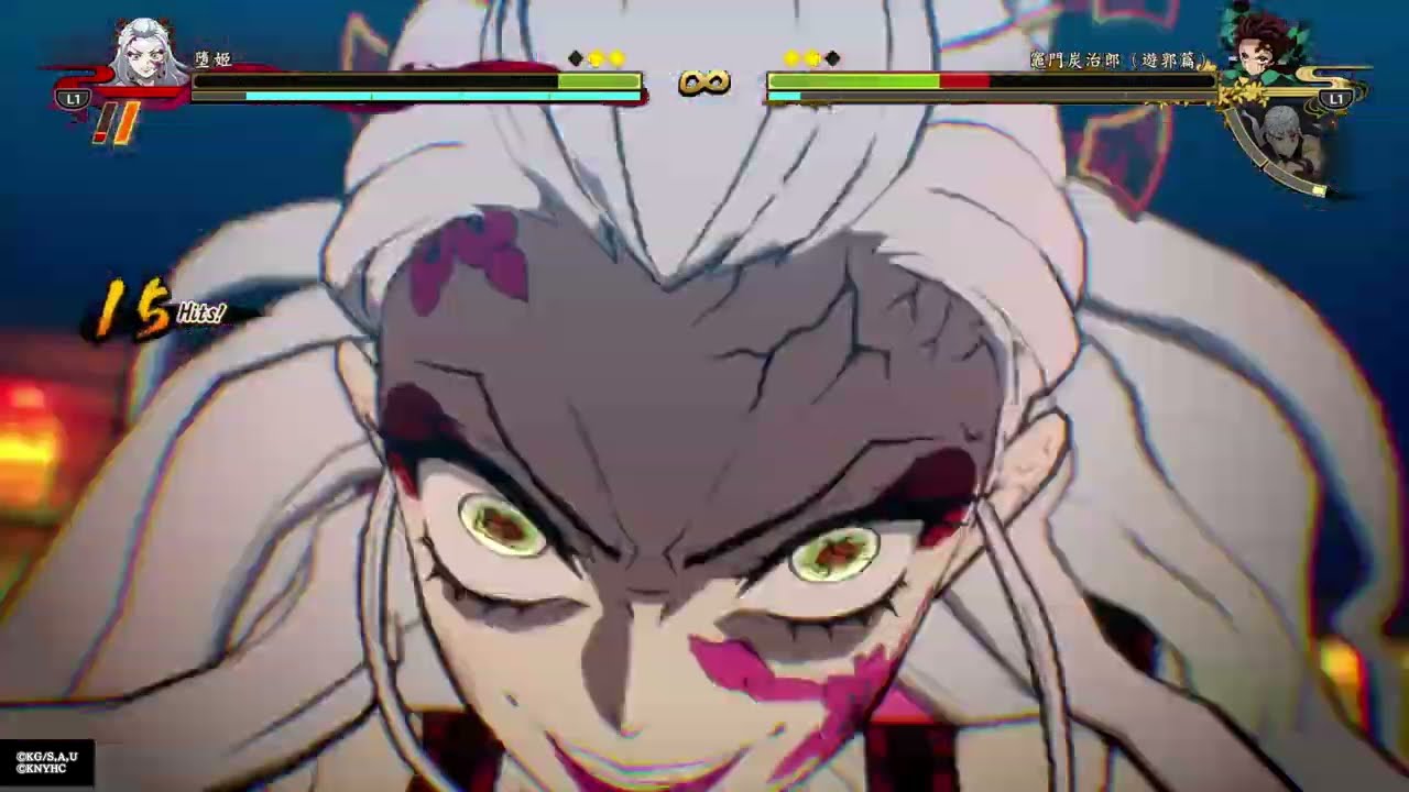 Daki Vs Tanjiro Gameplay - YouTube