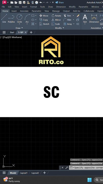 39.SC - AUTOCAD COMMAND - YouTube