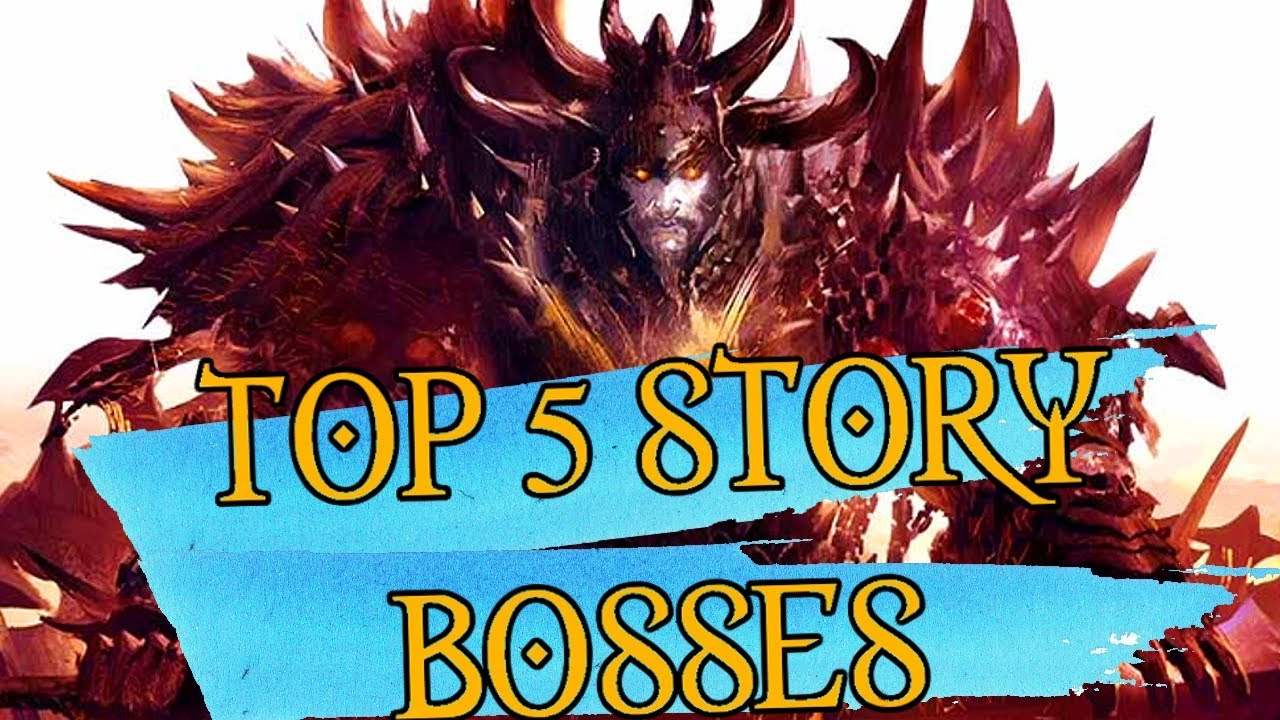 Guild Wars 2 - Top 5 Story Bosses l Overview l - YouTube