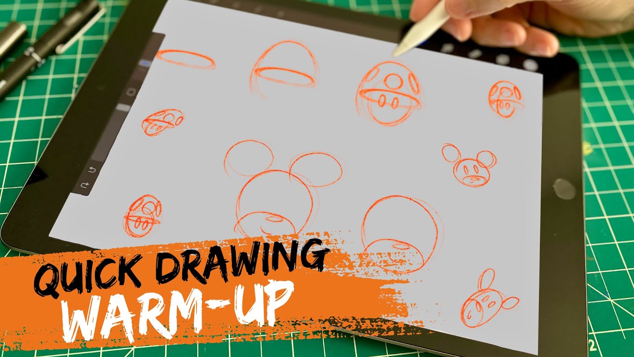 Draw BETTER Ellipses with this WARM-UP EXERCISE - YouTube
