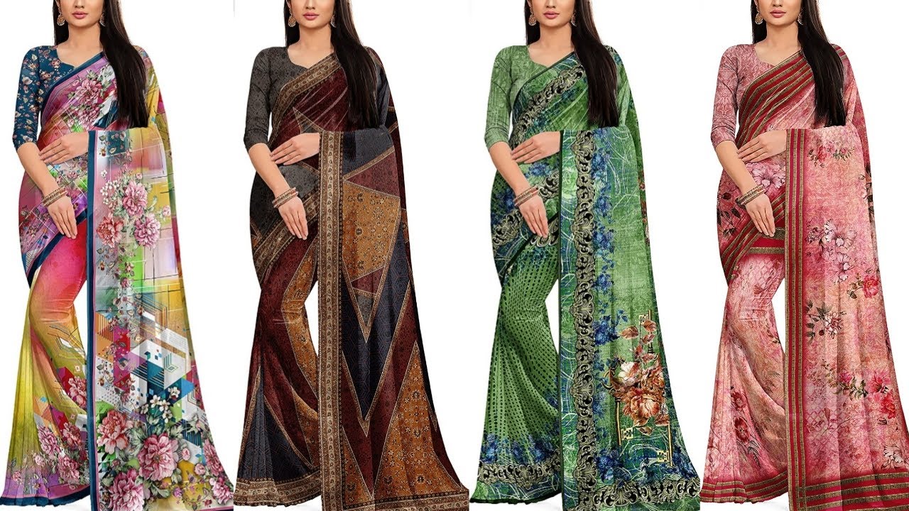 Top saree collection I new saree design I silk saree I party wear saree ...