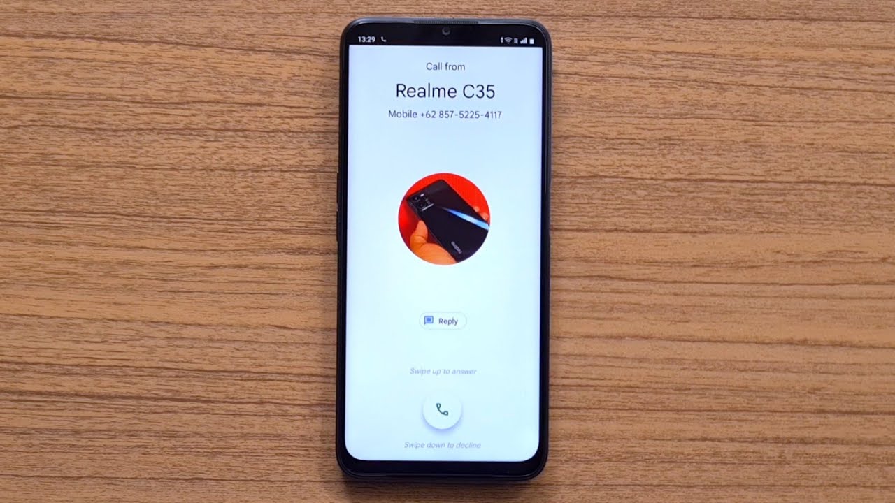 Realme C35 Android 11 Google Dialer incoming Call & Bootanimation - YouTube