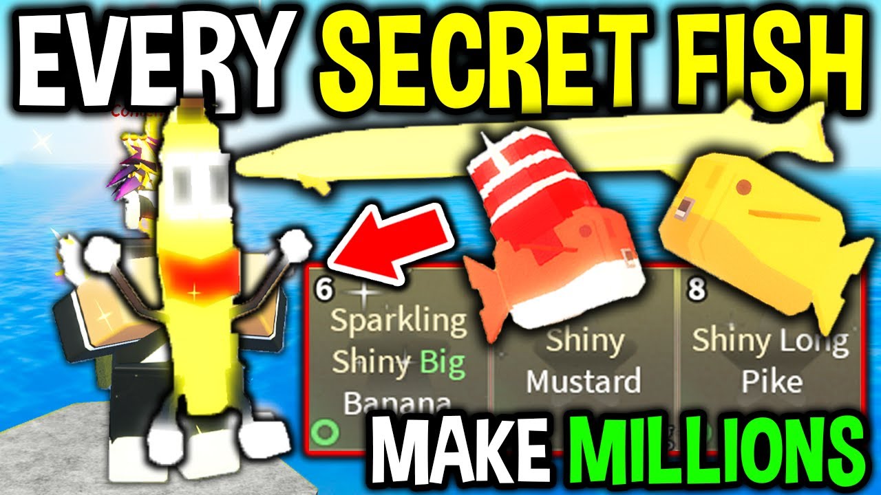 I CATCH EVERY NEW SECRET FISH To Make MILLIONS in Roblox Fisch.. - YouTube