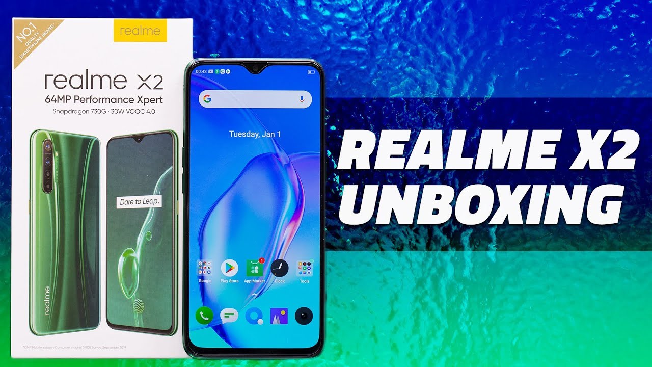 Realme X2 Unboxing and First Look – Prices in India, Key Features - YouTube