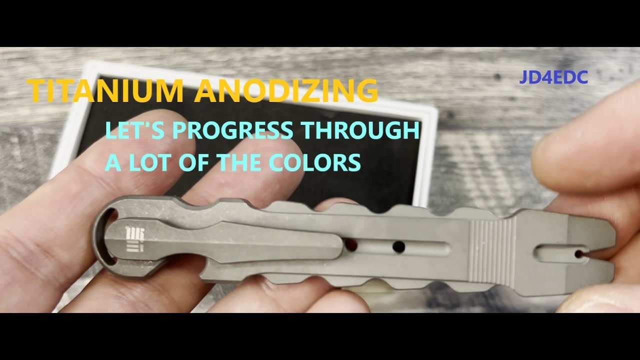 TITANIUM ANODIZE DIFFERENT COLORS - YouTube