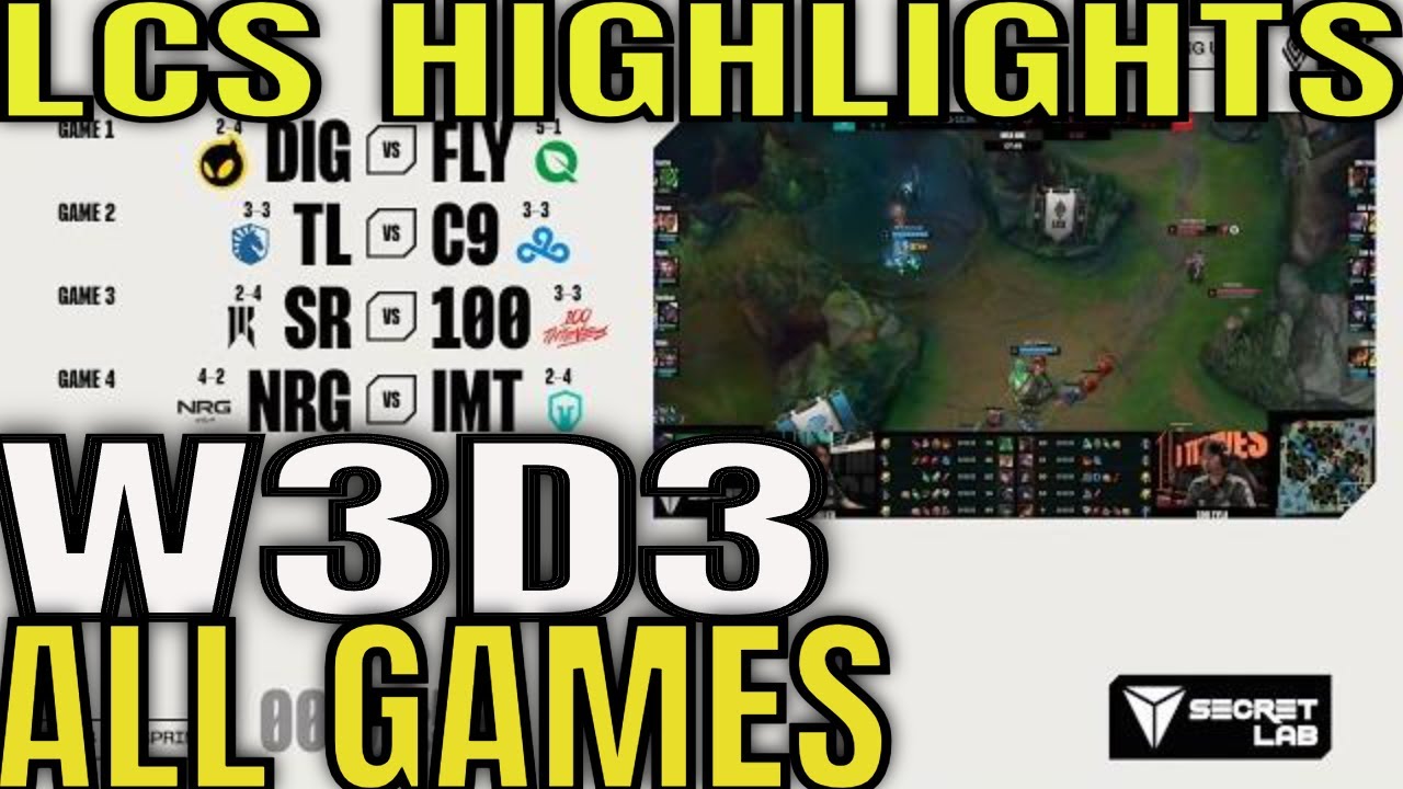 LCS Highlights Week 3 Day 3 ALL GAMES | LCS Spring 2023 W3D3 - YouTube
