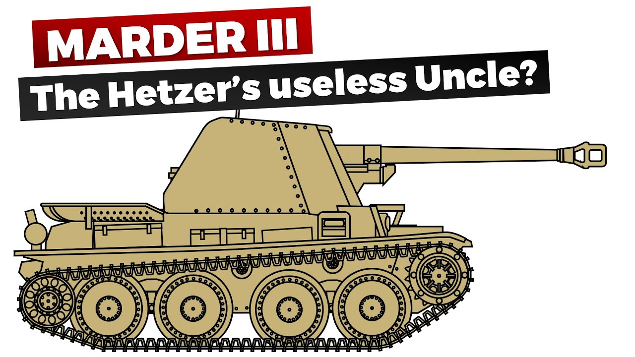 The Hetzer's Useless Uncle? - Marder III Ausf. H. - YouTube