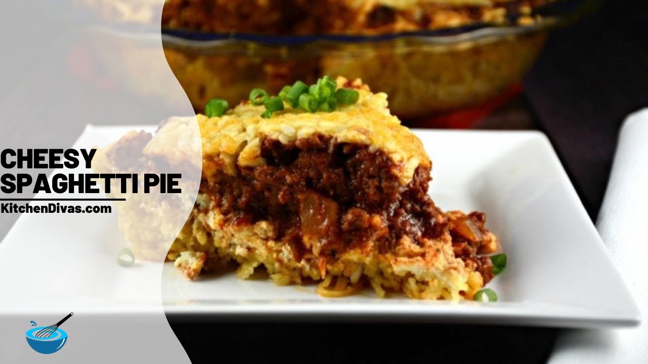 Cheesy Spaghetti Pie - YouTube