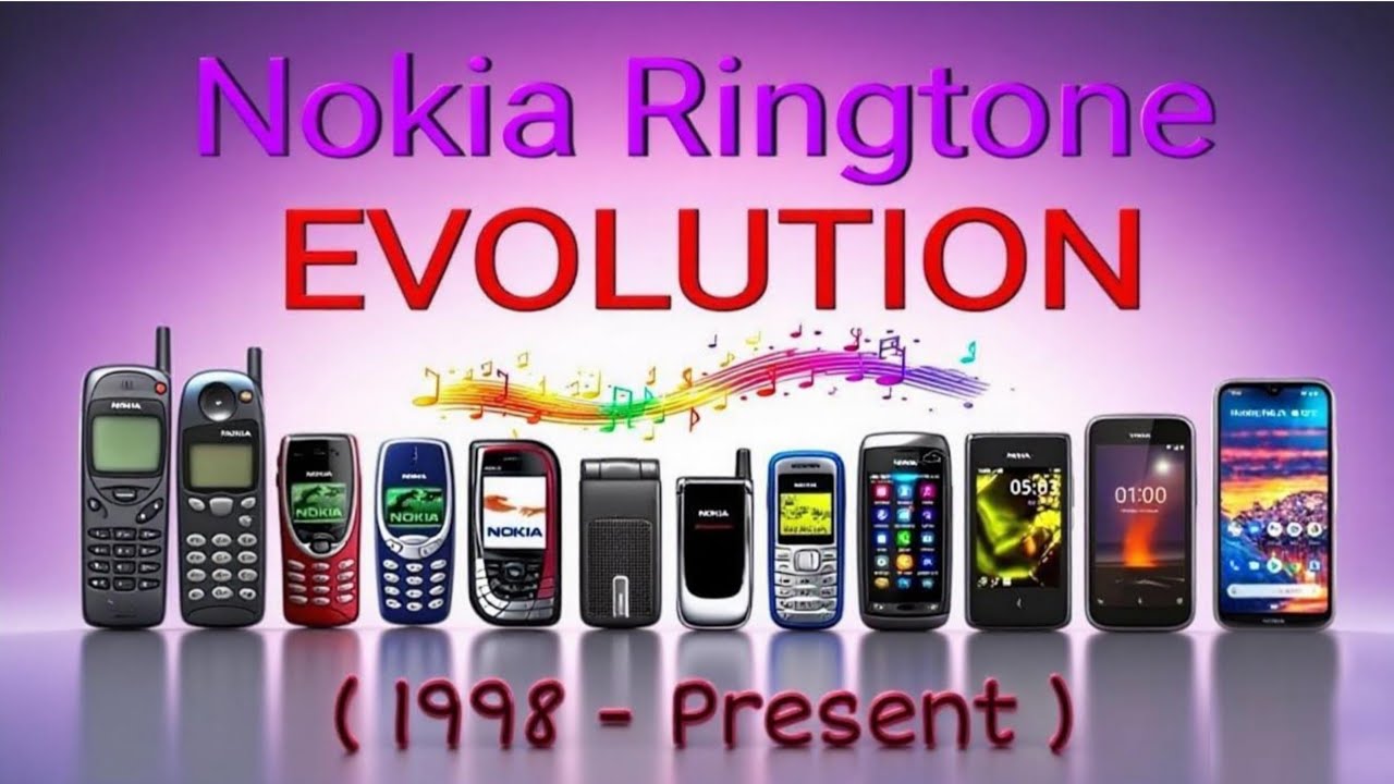 Nokia Standard Ringtone Evolution (1998 - Present) - YouTube