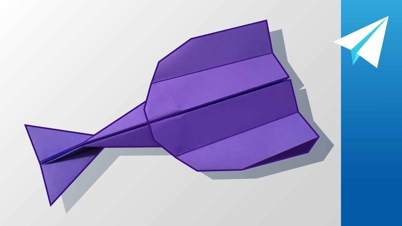 Awesome Paper Airplane that Flies Far — How to make MetaVulcan ...