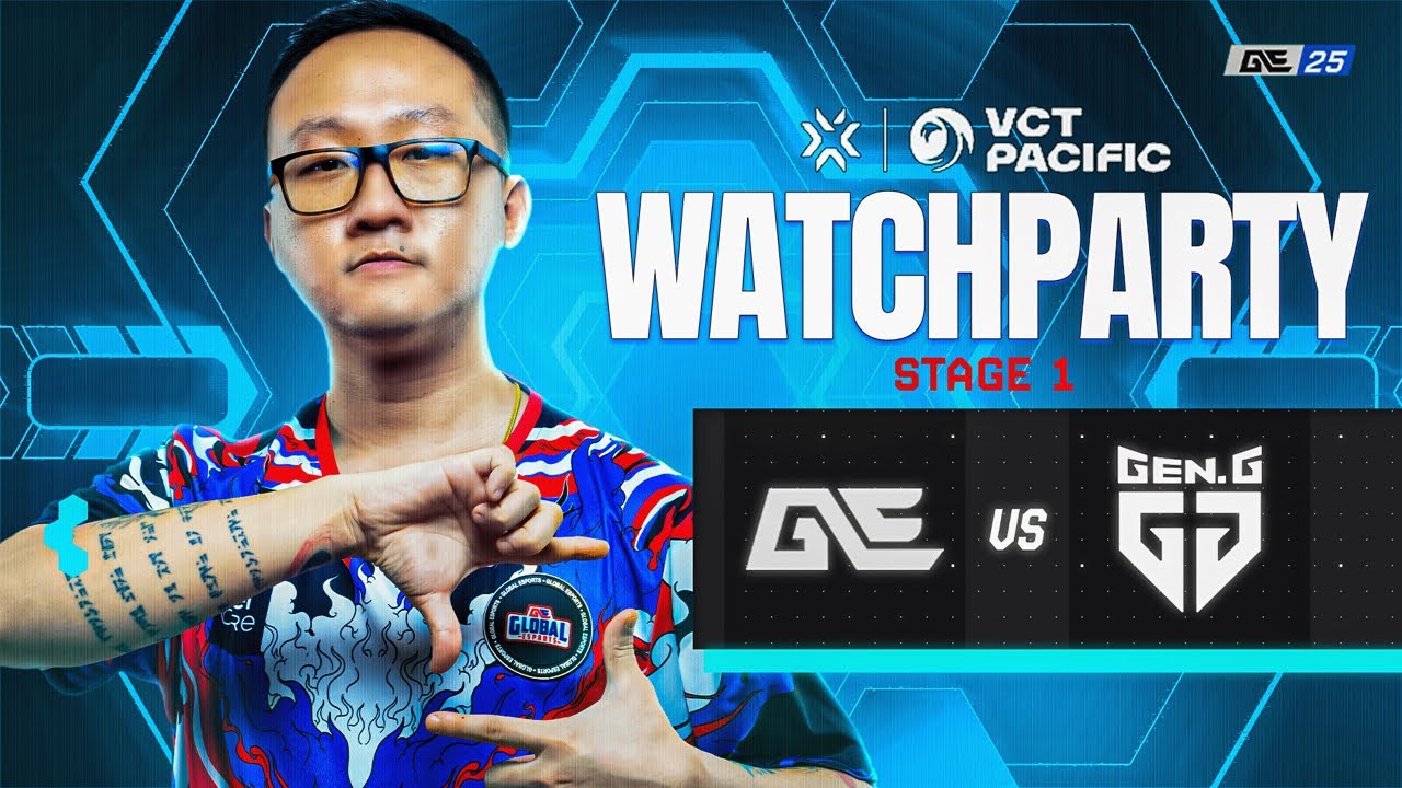 GE vs. GENG VCT 2025 - Stage 1 - Day11 #vctwatchparty #gefighting - YouTube