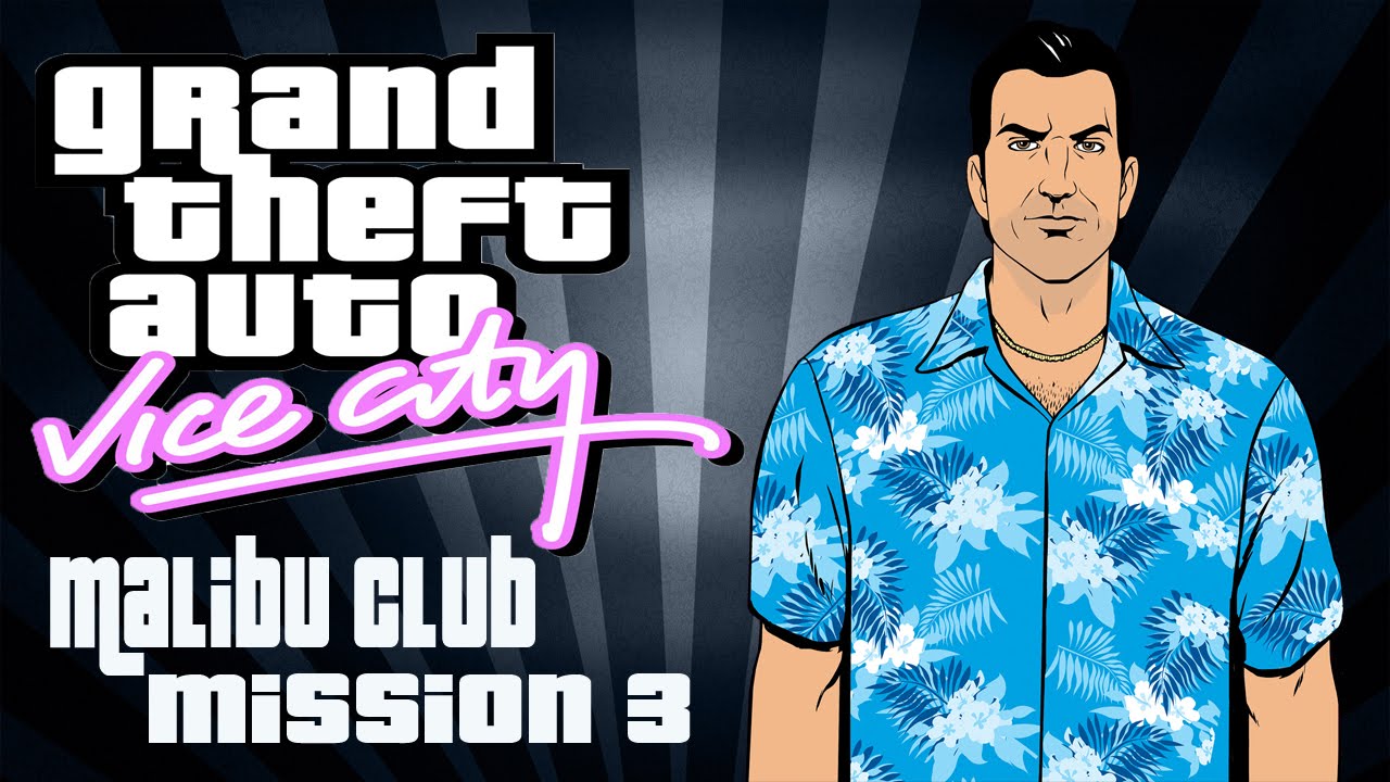 GTA Vice City: Malibu Club Asset Mission #3 - The Driver - YouTube