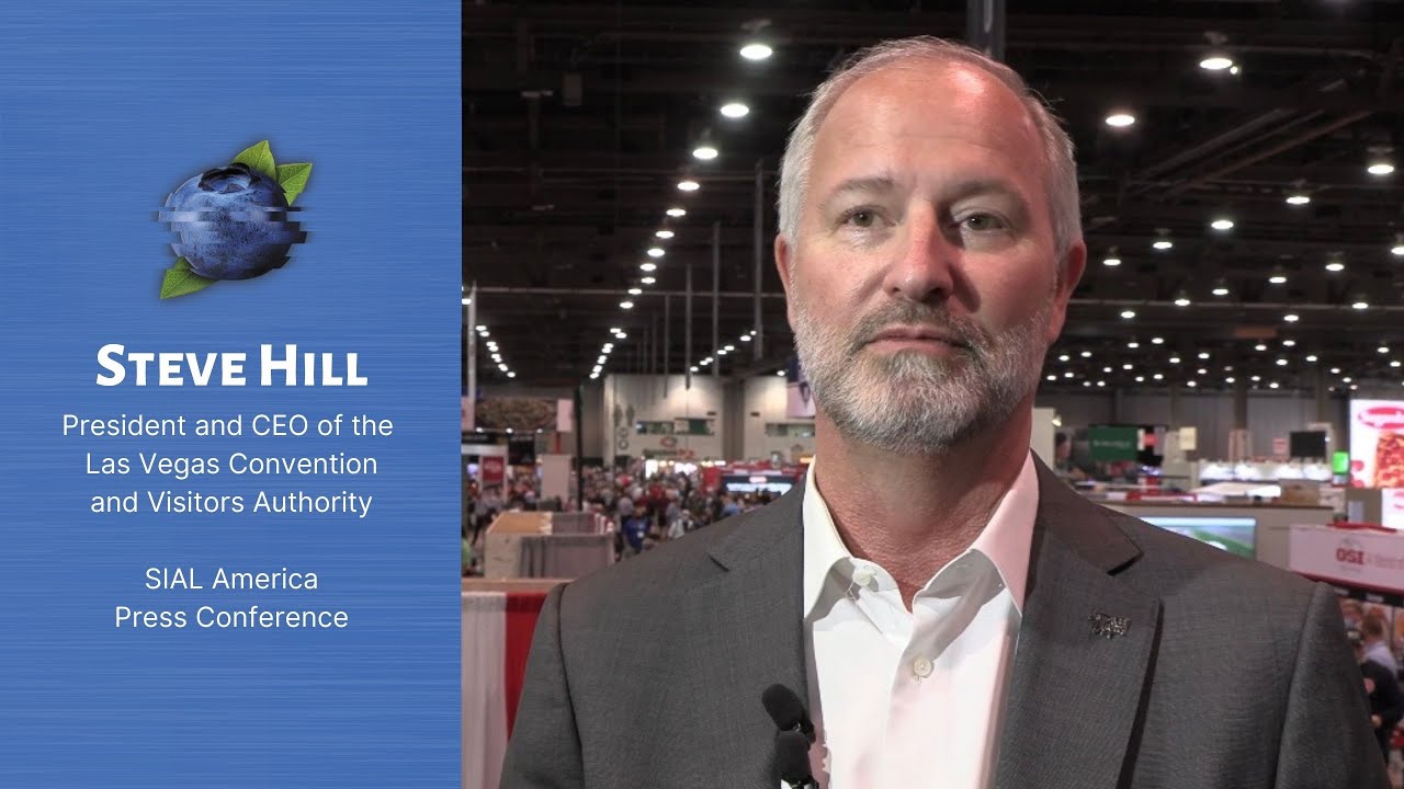 Steve Hill, President and CEO of LVCVA, speaks on the launch of SIAL ...