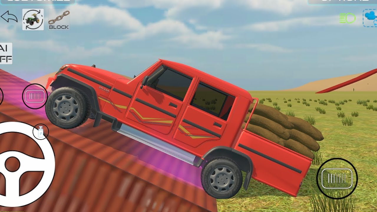 Bolero Camper 🛻🔥 Eicher track Indian cycle gaming video 3D simulator ...