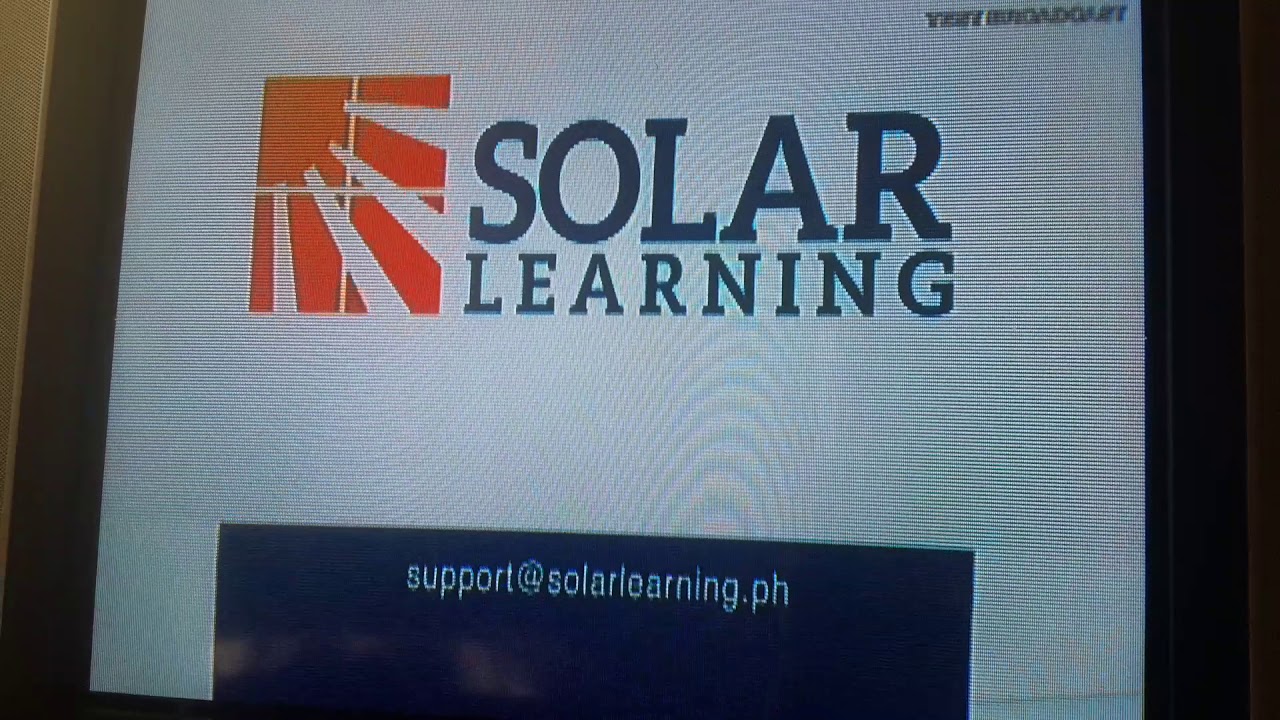 Solar Learning Testcard [16-JULY-2020] - YouTube