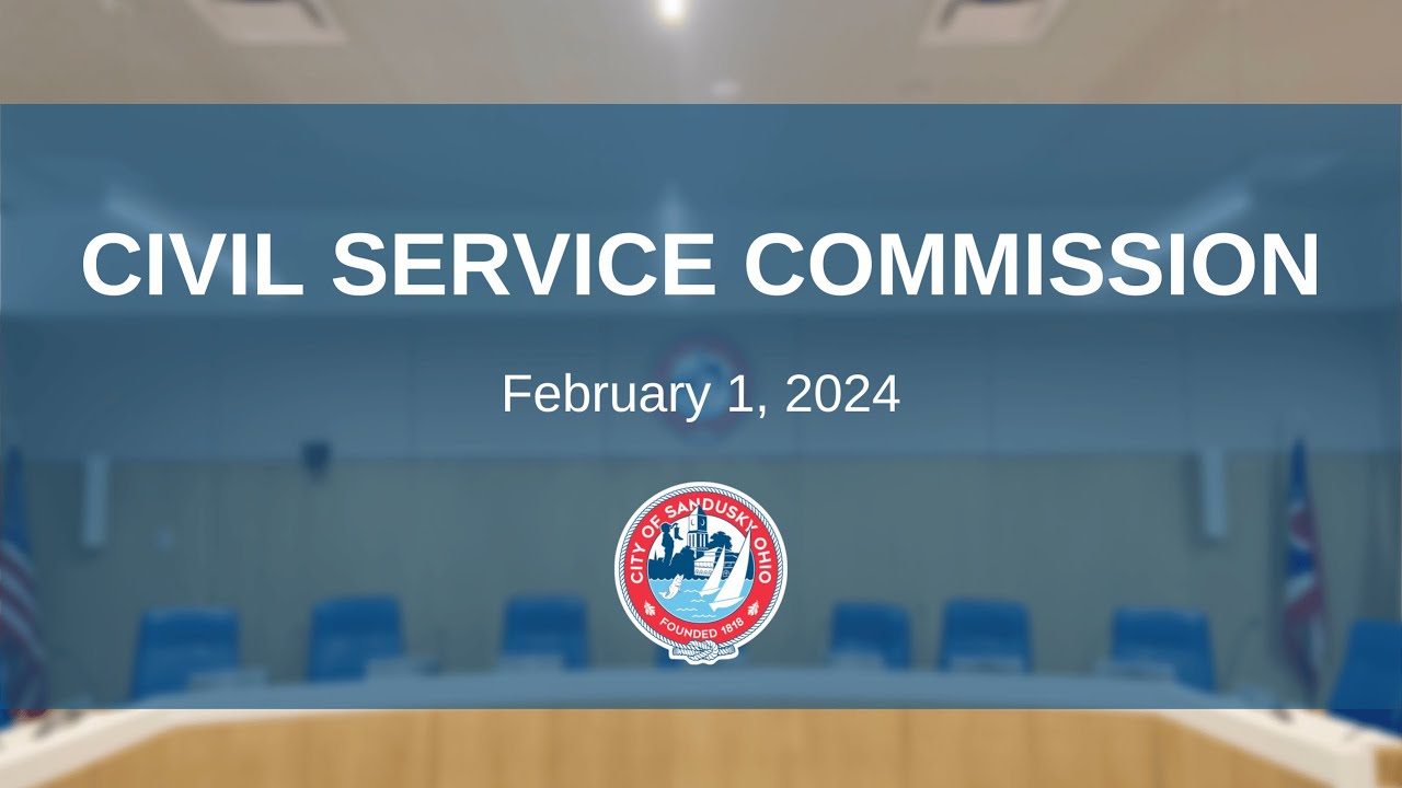 Civil Service Commission Meeting Feb. 1, 2024 - YouTube