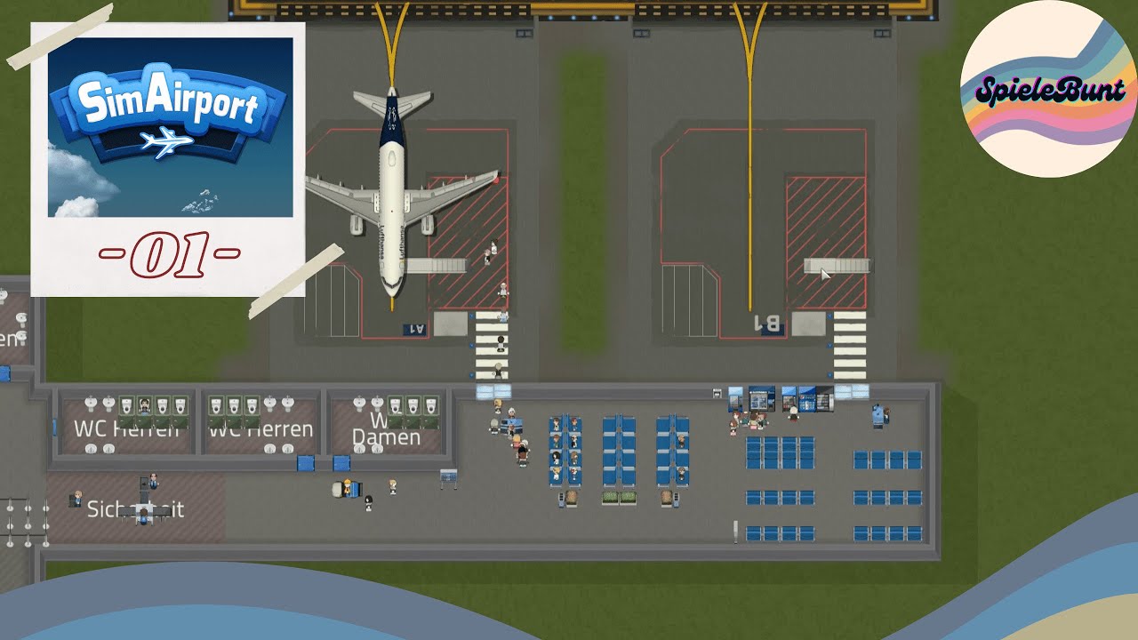 SimAirport 🛫 Zonki ist der neue Flughafenmanager #01 ~Zonki | Let´s ...