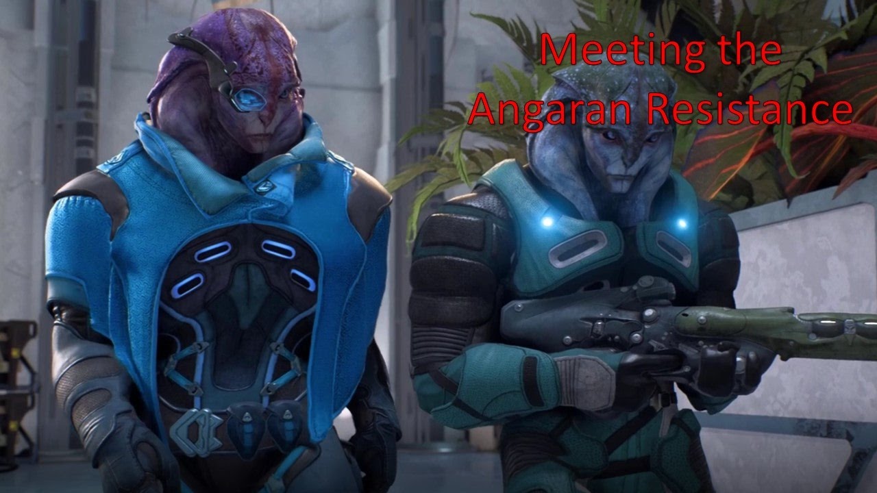 Mass Effect Andromeda - Meeting Angaran Resistance - YouTube