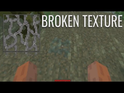Broken Textures in Minecraft April Fools Update - YouTube