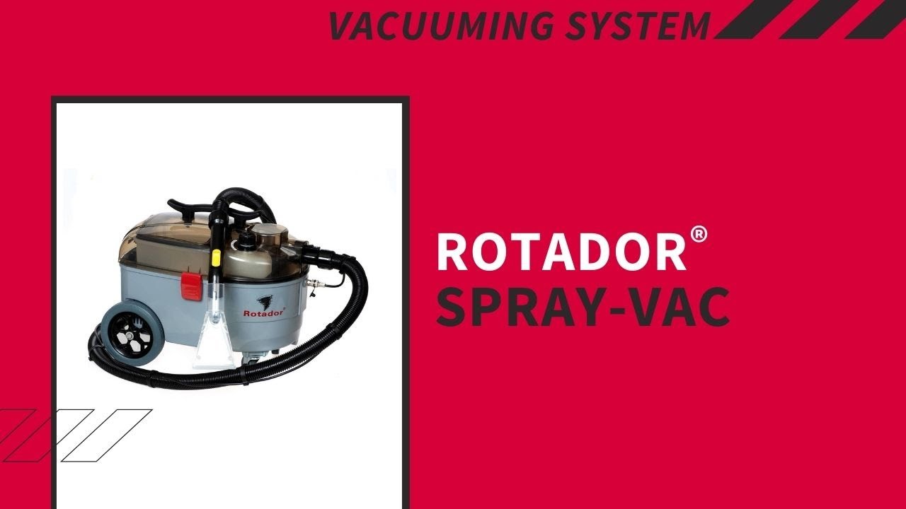 Rotador SPRAY VAC - Spray Extraction Cleaner - YouTube