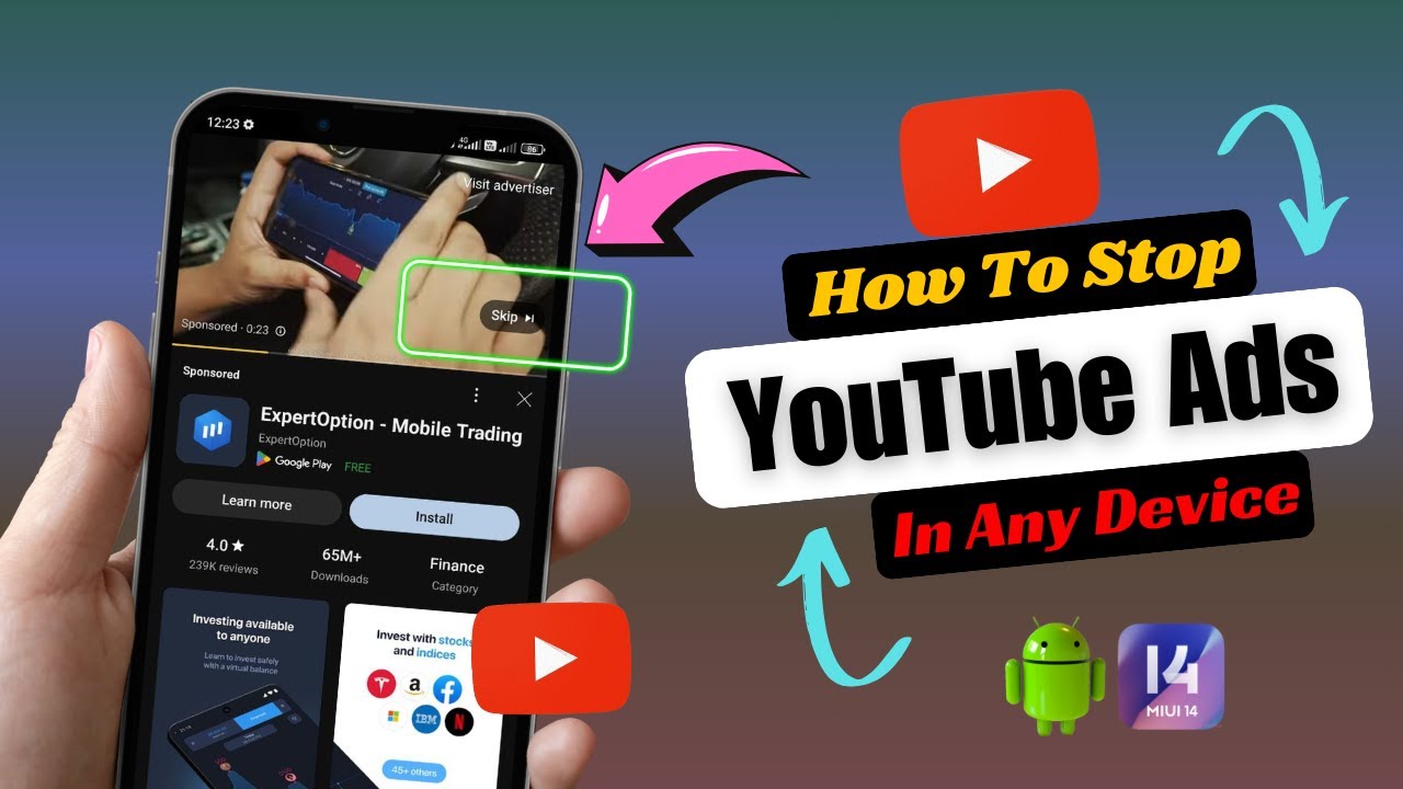 How To Stop YouTube Ads On Any Phone | Block YouTube Ads On Video - YouTube