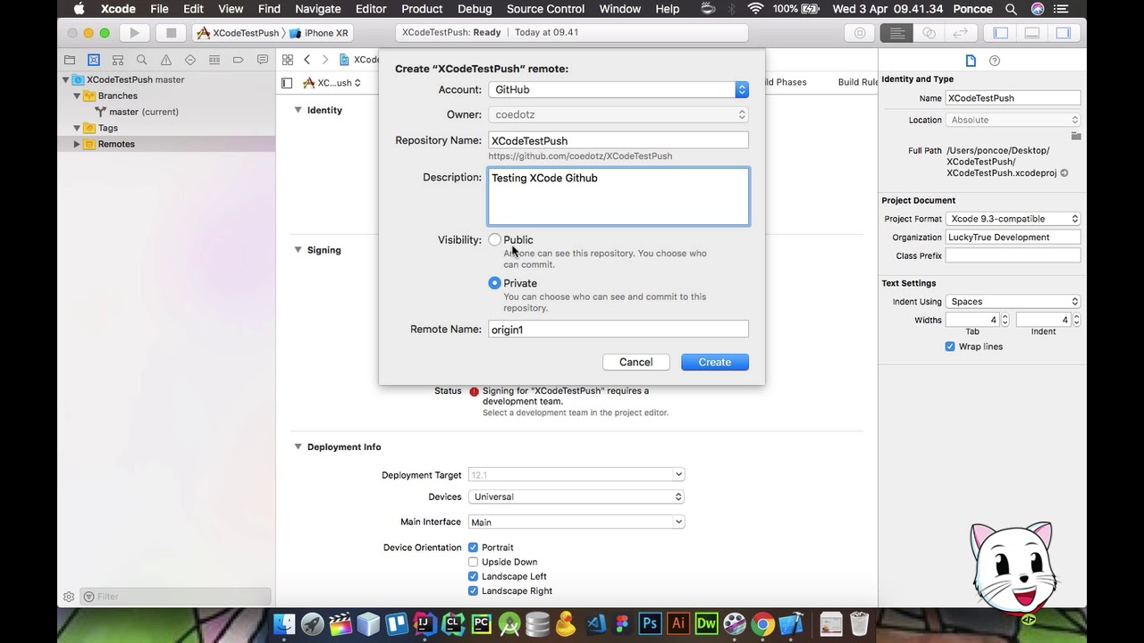Git & Version Control - Share Project XCode in Github - YouTube