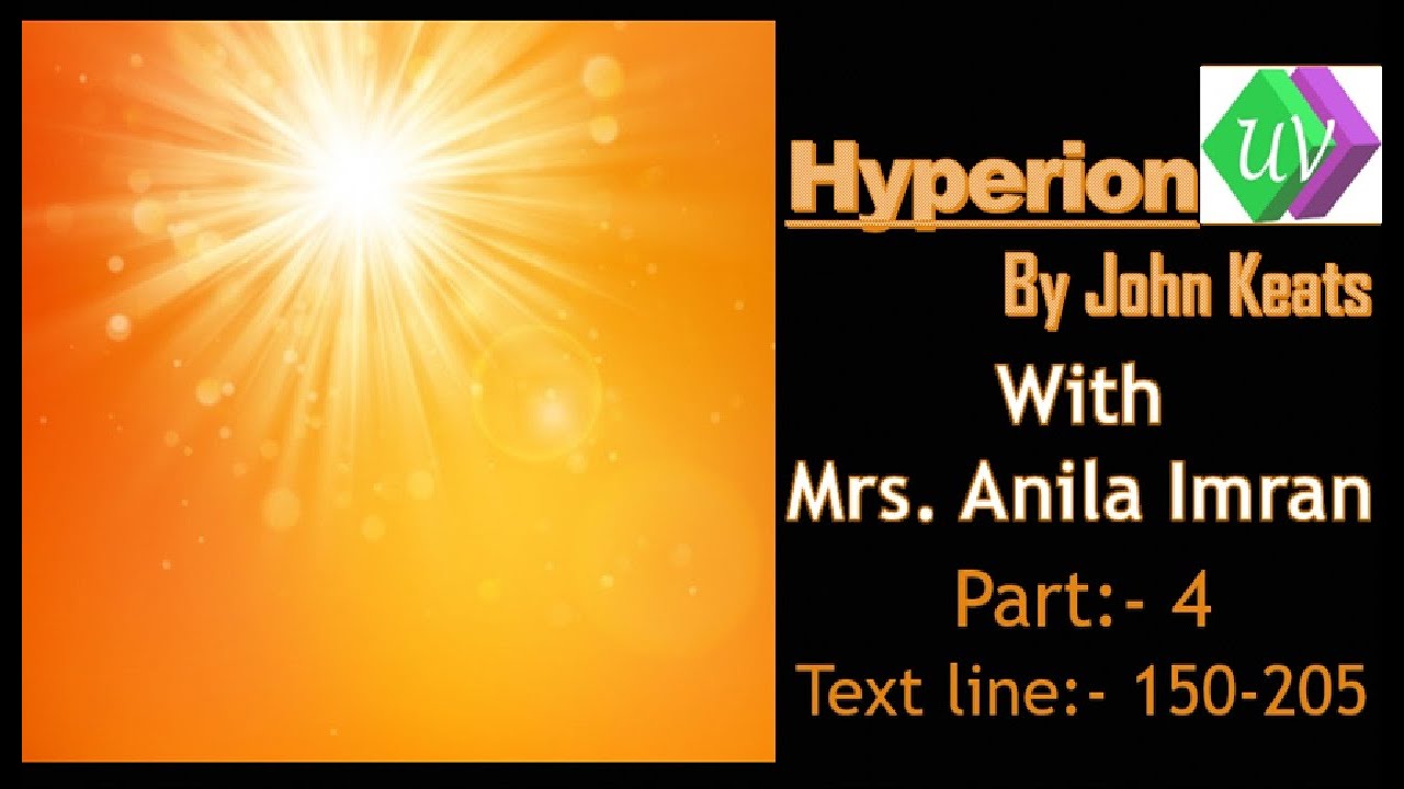Hyperion text line no 150 _ 205 by John Keats - YouTube
